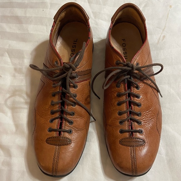 Fossil | Shoes | Fossil Leather Mens Shoes Sz 1 | Poshmark